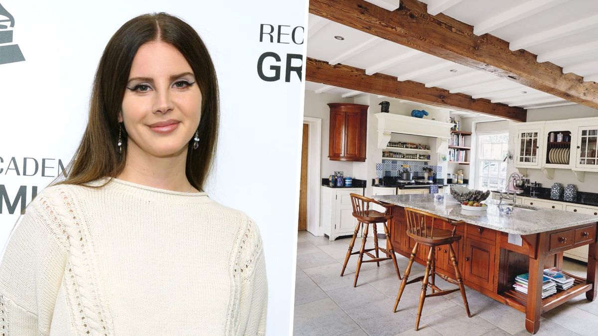 Lana Del Rey's kitchen proves not to neglect ceiling design | Homes and ...