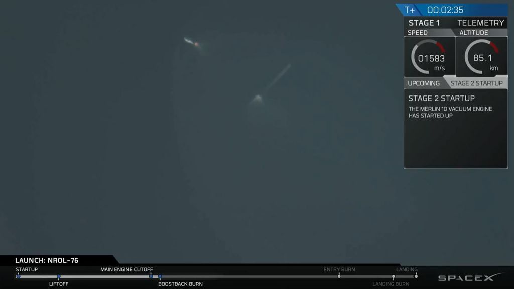 Wow! See Epic Views of SpaceX's 1st Spysat Launch and Rocket Landing ...