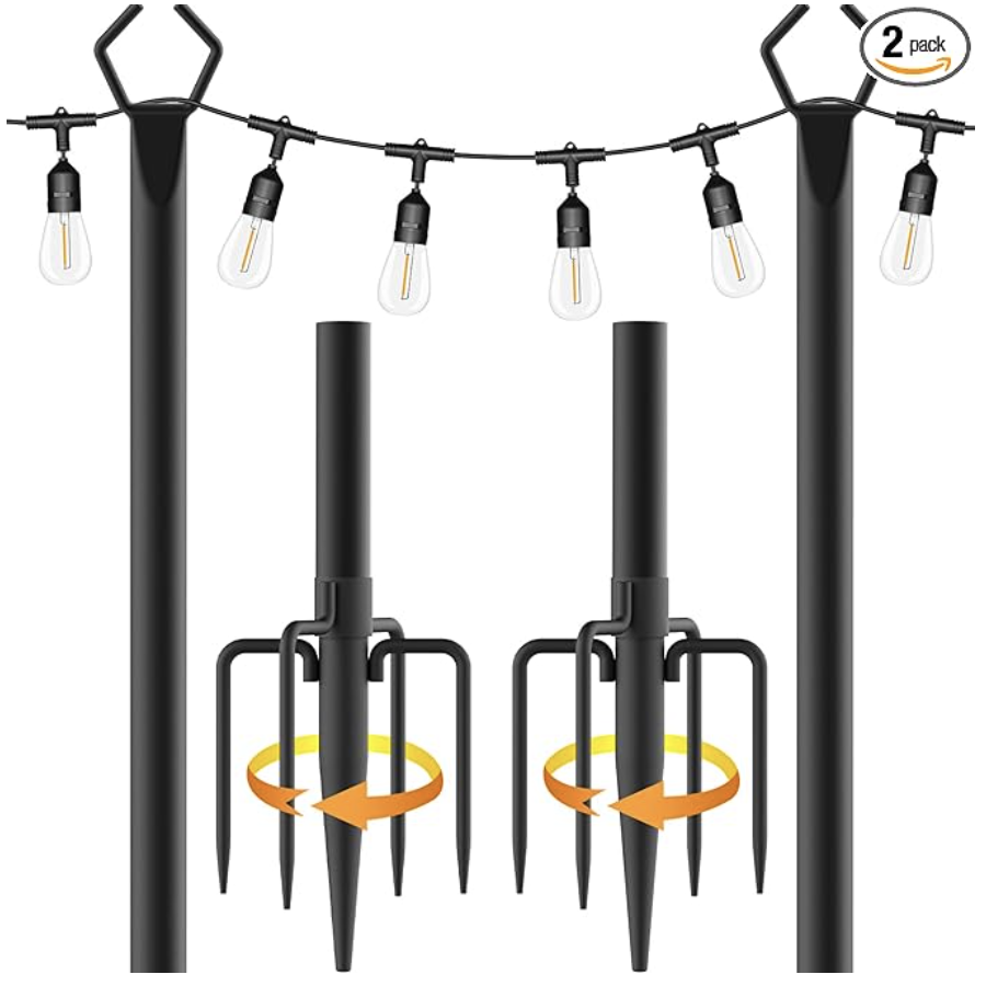 How to hang outdoor string lights: expert advice | Homes and Gardens