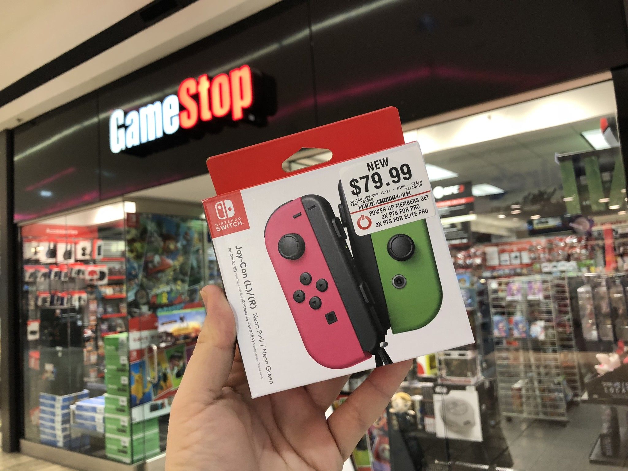 Splatoon-themed Neon Pink and Neon Green Nintendo Switch Joy-Cons are ...