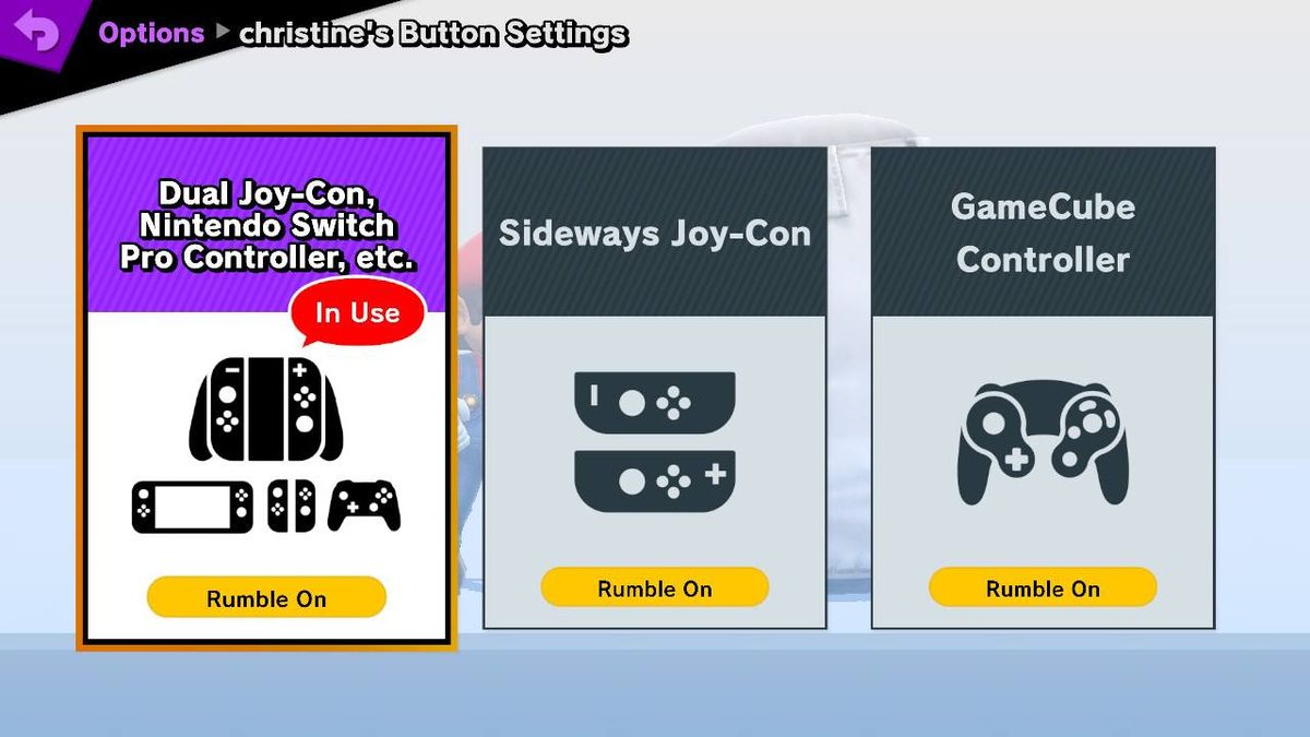 Here are all of the controller options for Super Smash Bros. Ultimate ...