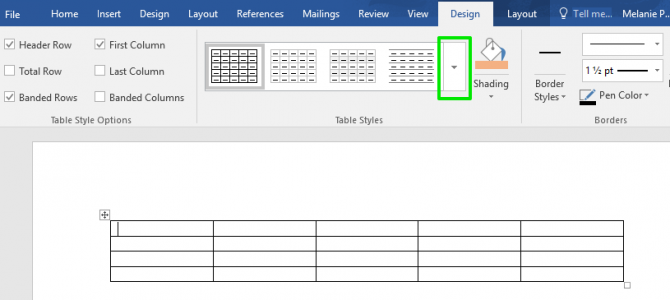 How to Create Table Templates in Microsoft Word | Laptop Mag