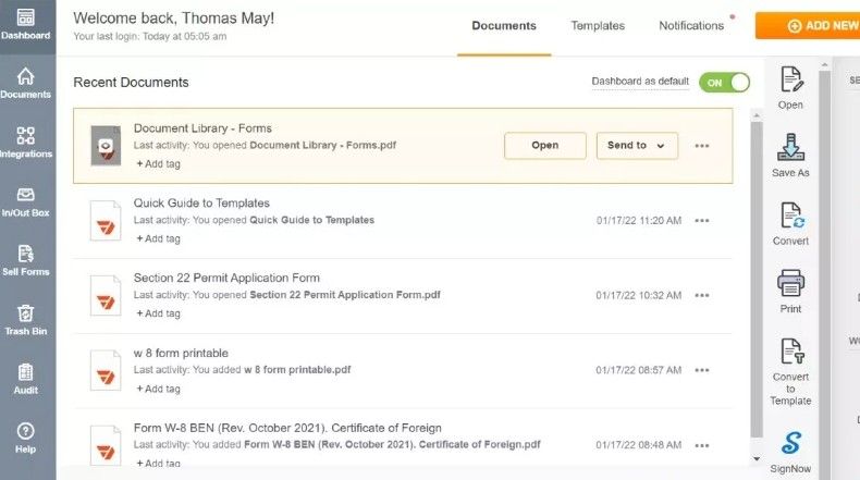 pdfFiller review | Creative Bloq