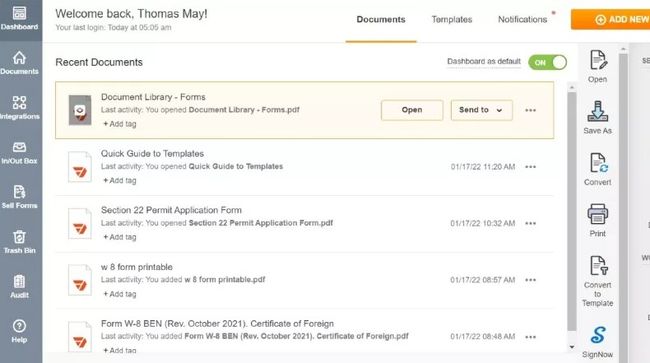 pdfFiller review | Creative Bloq