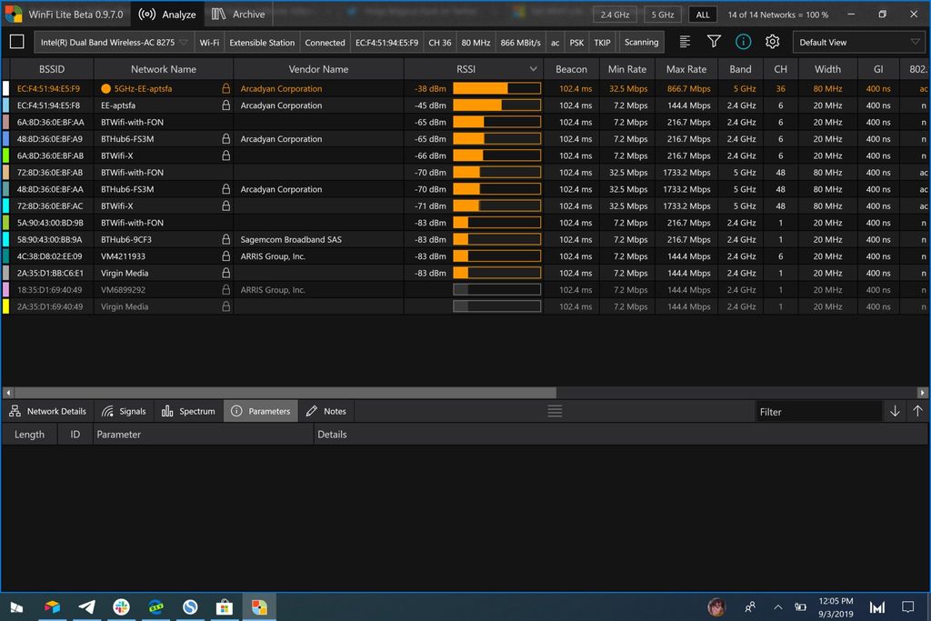 WinFi Wi-Fi analyzer makes its way to the Microsoft Store | Windows Central