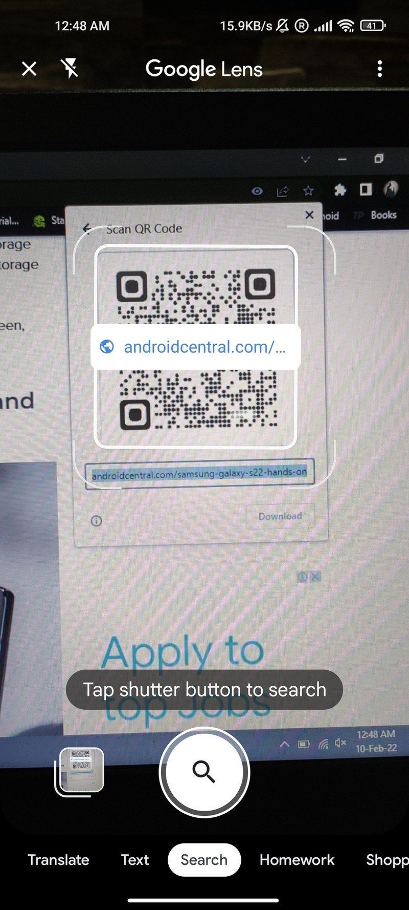 How to send a Google Chrome tab from one device to another | Android ...