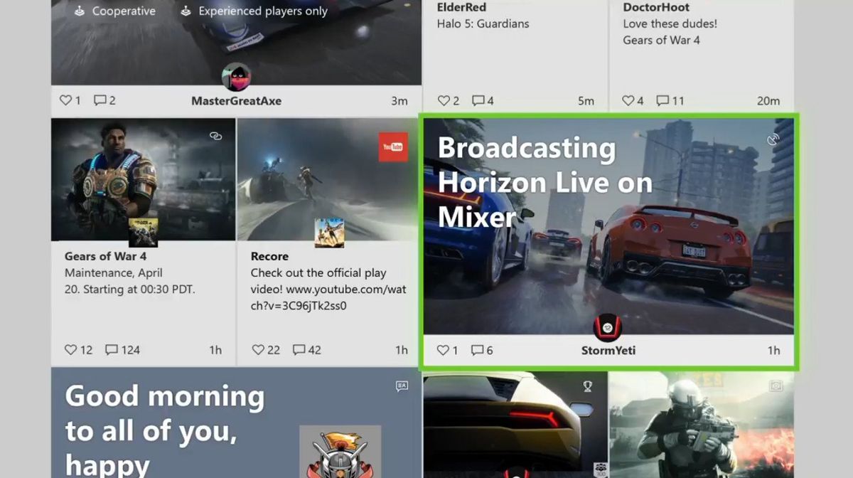 New Xbox One update adds light theme and notification changes for Alpha ...
