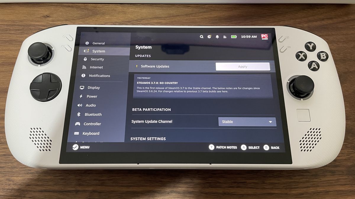 I've swapped Windows for the latest SteamOS build on my Legion Go S and ...