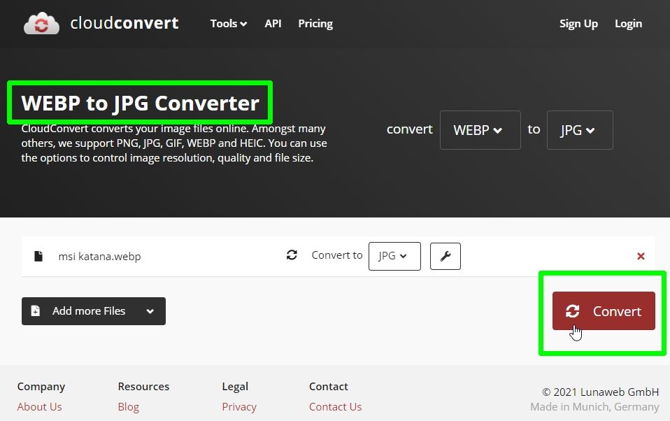 How to convert WEBP to JPEG or PNG | Tom's Guide