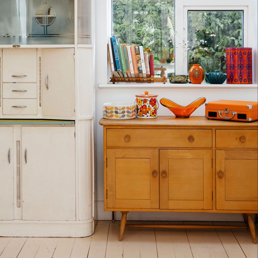 Step inside this characterful home ode to retro bursting colour ...