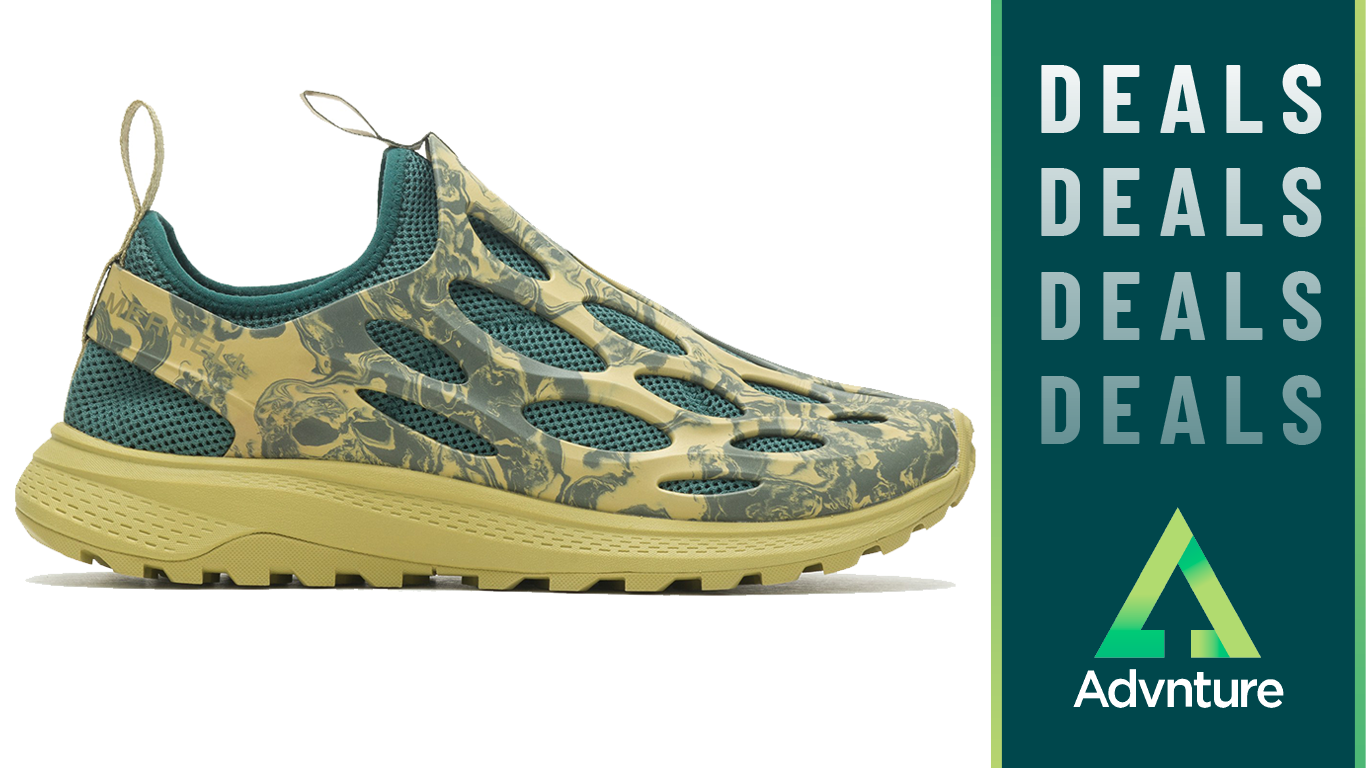 No laces? No problem! Splash around in these water-ready Merrell trail ...