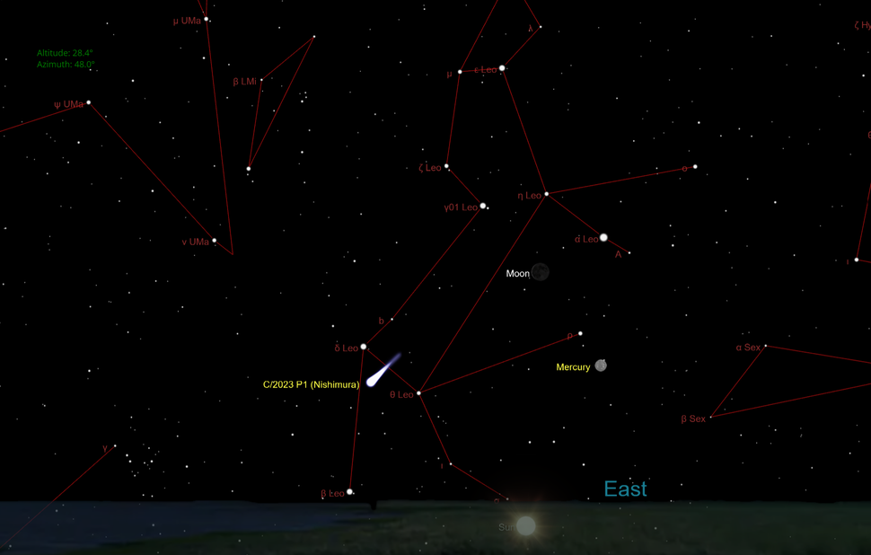 See Comet Nishimura at its closest point to Earth this week | Space