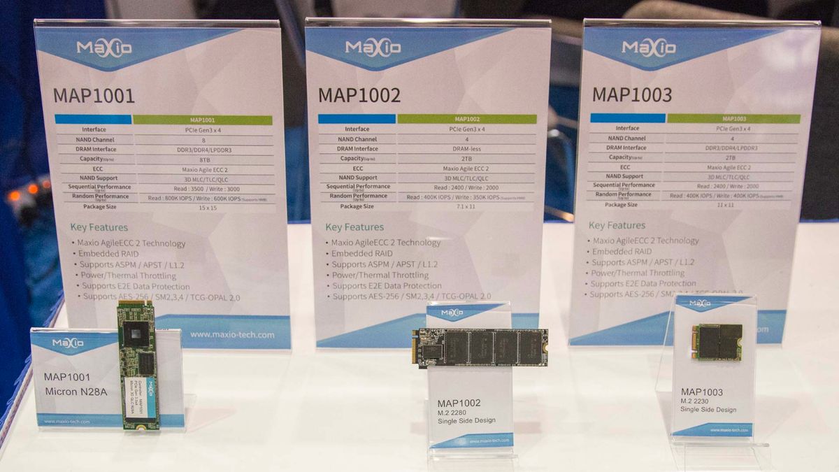Maxiotek Shows off New NVMe SSD Controllers | Tom's Hardware