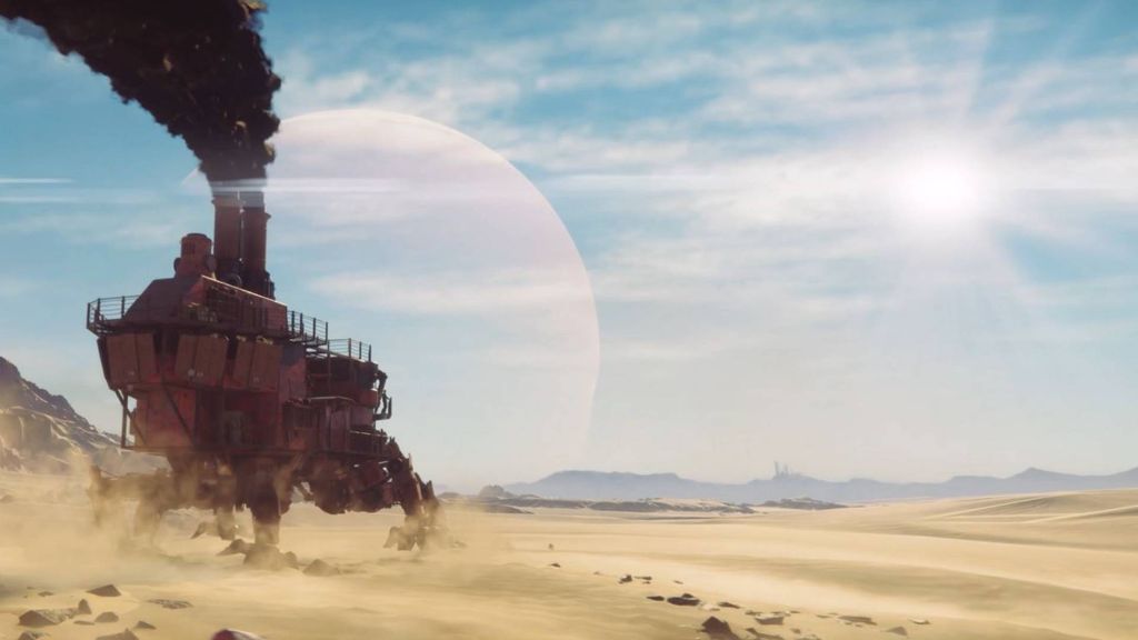 In Sand, you'll explore the wastes of a dead planet colonized by the ...