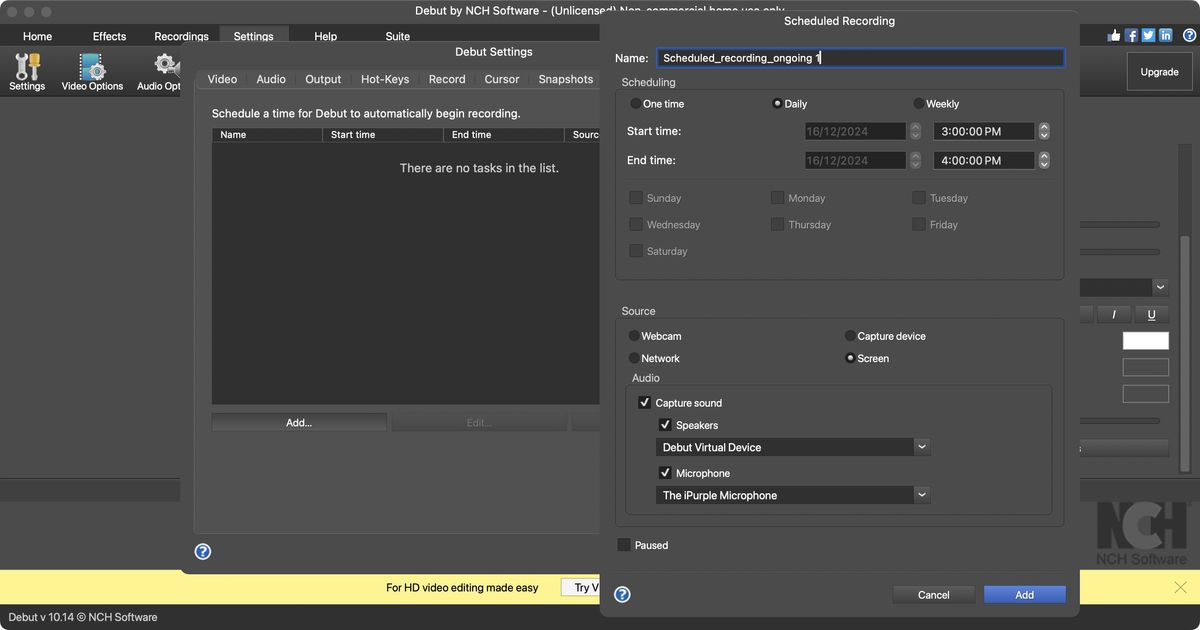 NCH Software Debut Video Capture review | TechRadar