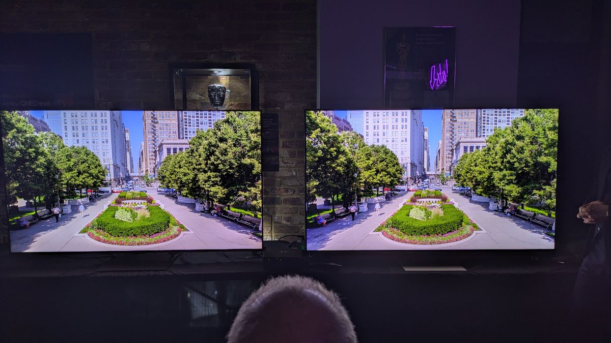 I saw LG's latest QNED mini-LED TV and it might finally compete with ...