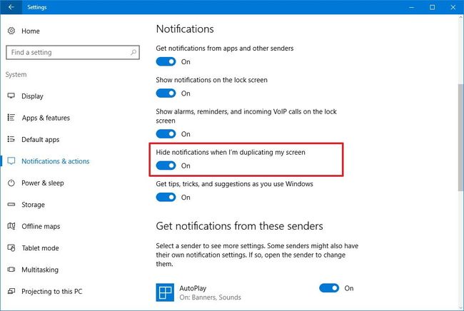 How to disable notifications while presenting on Windows 10 | Windows ...