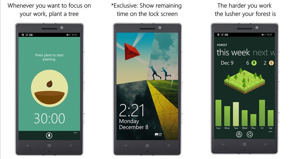 Forest for Windows Phone aims to free you from your phone addiction ...