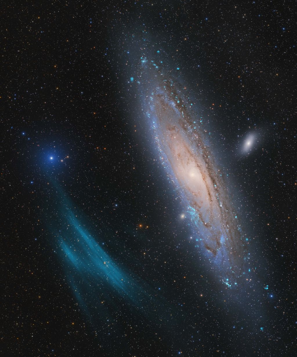 Stunning image of Andromeda galaxy takes space photography prize of ...
