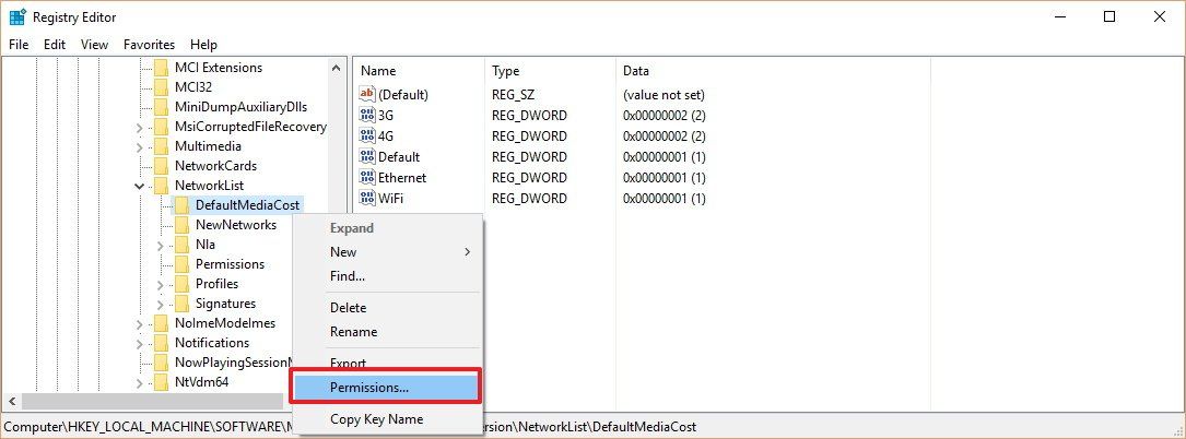 How to set an Ethernet connection as metered on Windows 10 | Windows ...