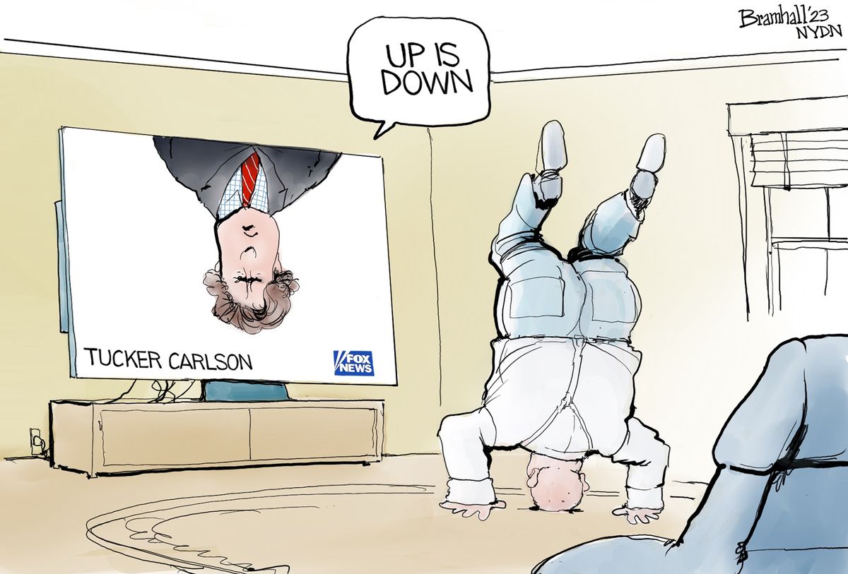 5 hilarious cartoons about Tucker Carlson's bad week | The Week
