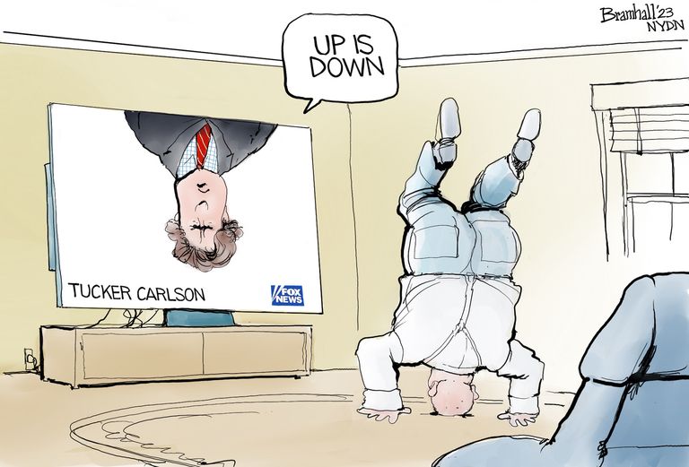 5 hilarious cartoons about Tucker Carlson's bad week | The Week