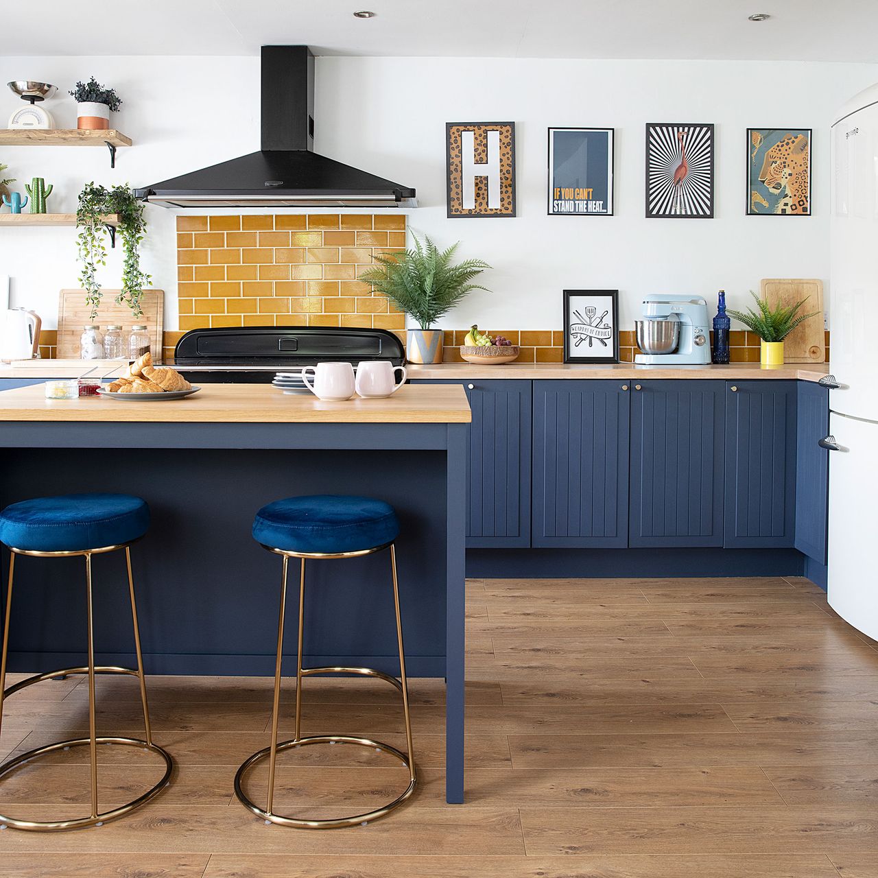 Painted kitchen ideas to add interest and impact to your space | Ideal Home