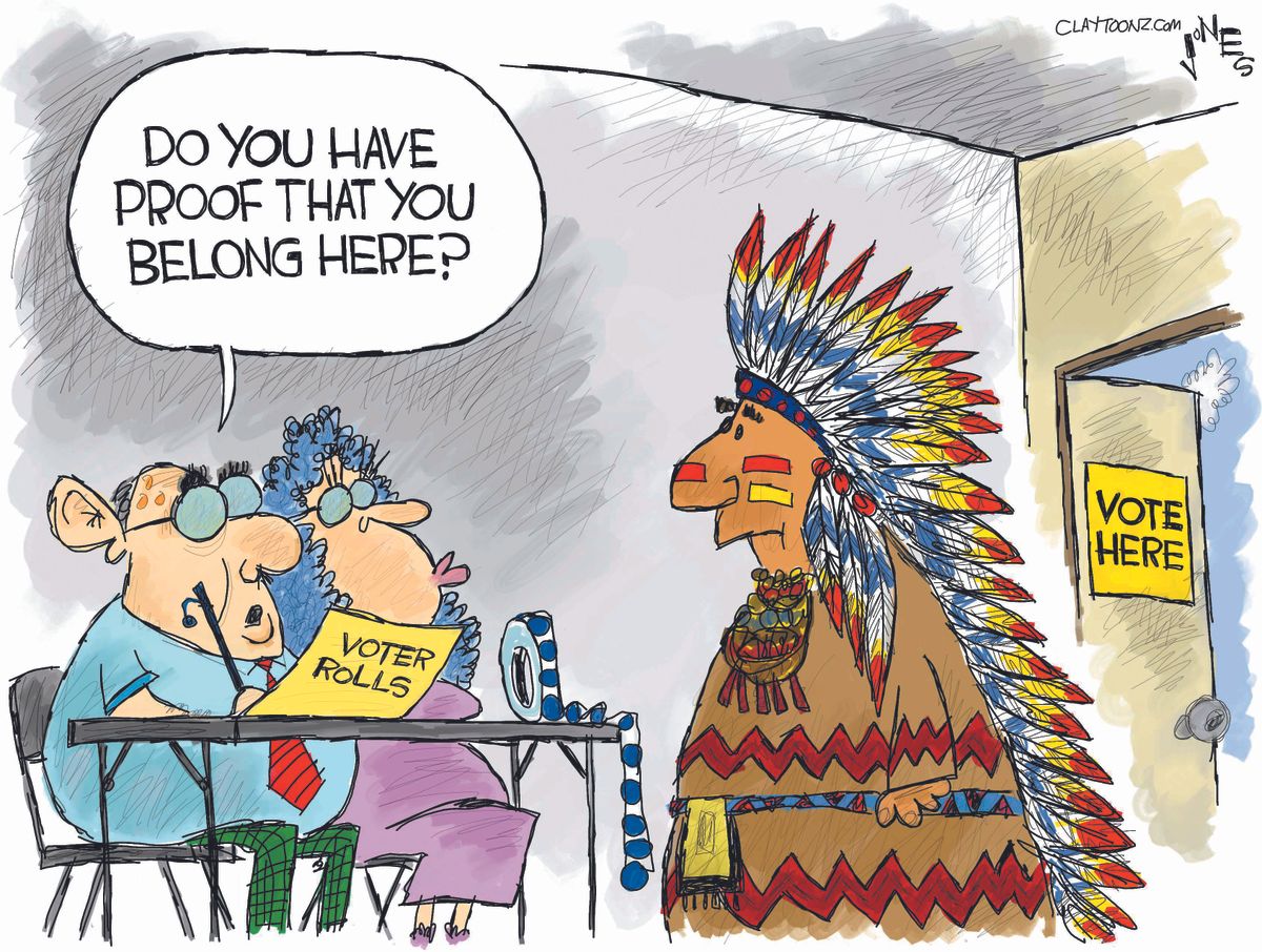 U.S. Native American voter suppression midterm elections | The Week