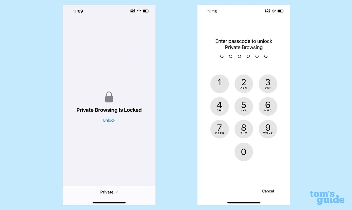 How to turn on locked private browsing on your iPhone | Tom's Guide