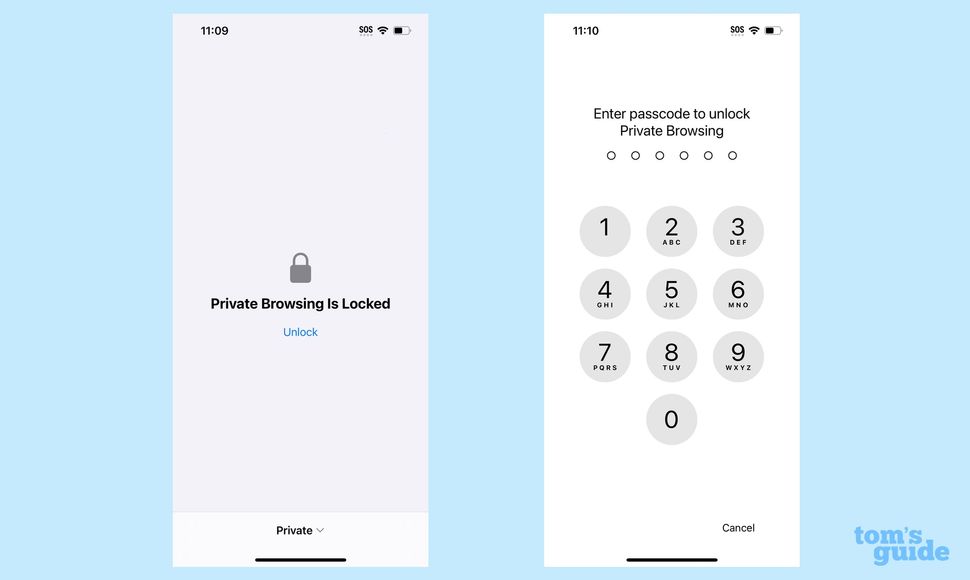 How to turn on locked private browsing on your iPhone | Tom's Guide