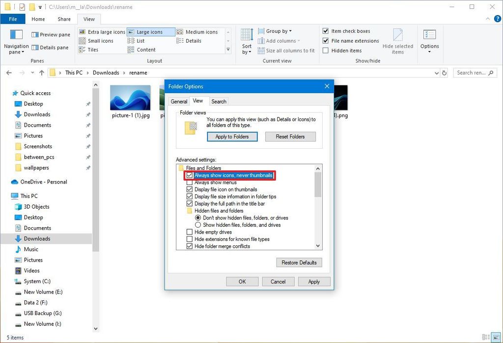 Turn thumbnails off on File Explorer for Windows 10 | Windows Central