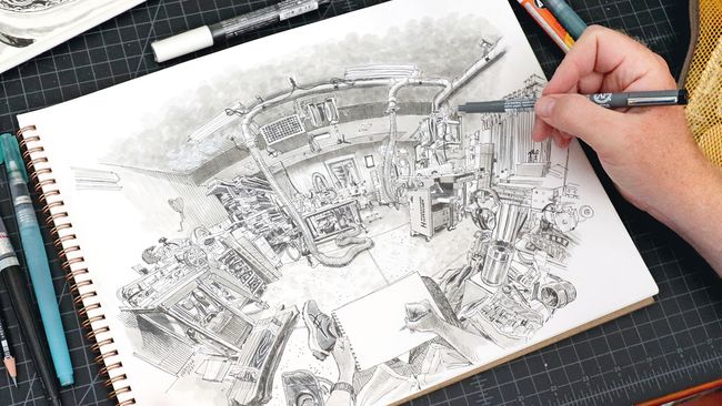 How To Draw 5 Point Perspective Creative Bloq