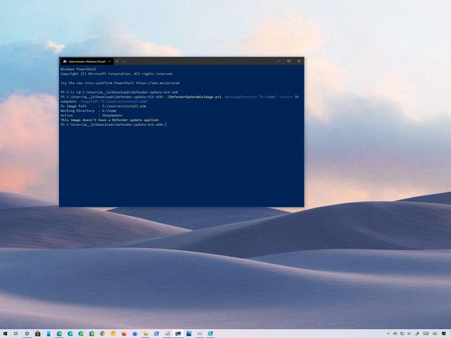How to update Microsoft Defender Antivirus inside an install image of ...