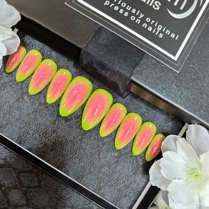 Guava Nails Are Vanessa Hudgens's Go-To Summer Manicure | Marie Claire