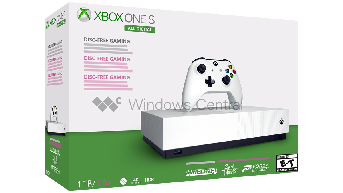 Xbox Maverick: Everything we know about Xbox One S All-Digital ...