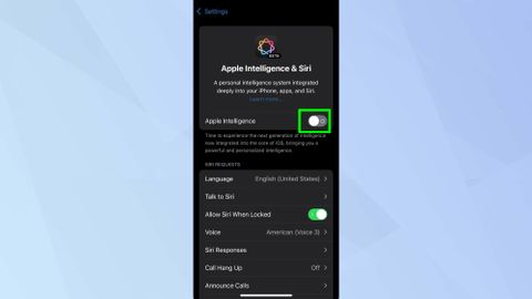 How to turn off Apple Intelligence on your iPhone | Tom's Guide