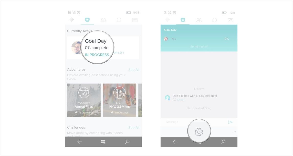 How to use Challenges in Fitbit on Windows 10 Mobile | Windows Central