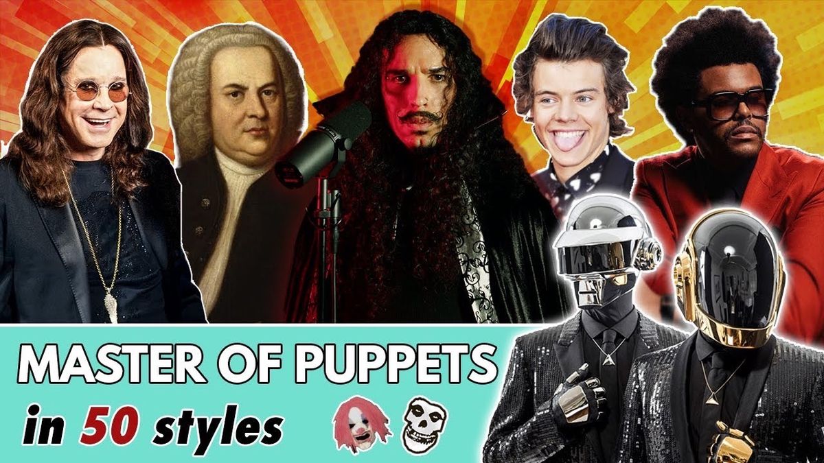 Watch Master Of Puppets performed in the style of Phil Collins, Queen ...