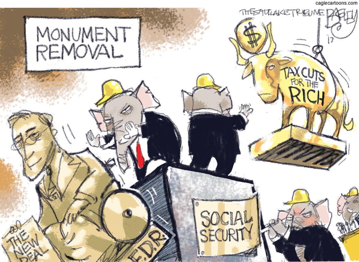 Political cartoon U.S. GOP tax reform | The Week