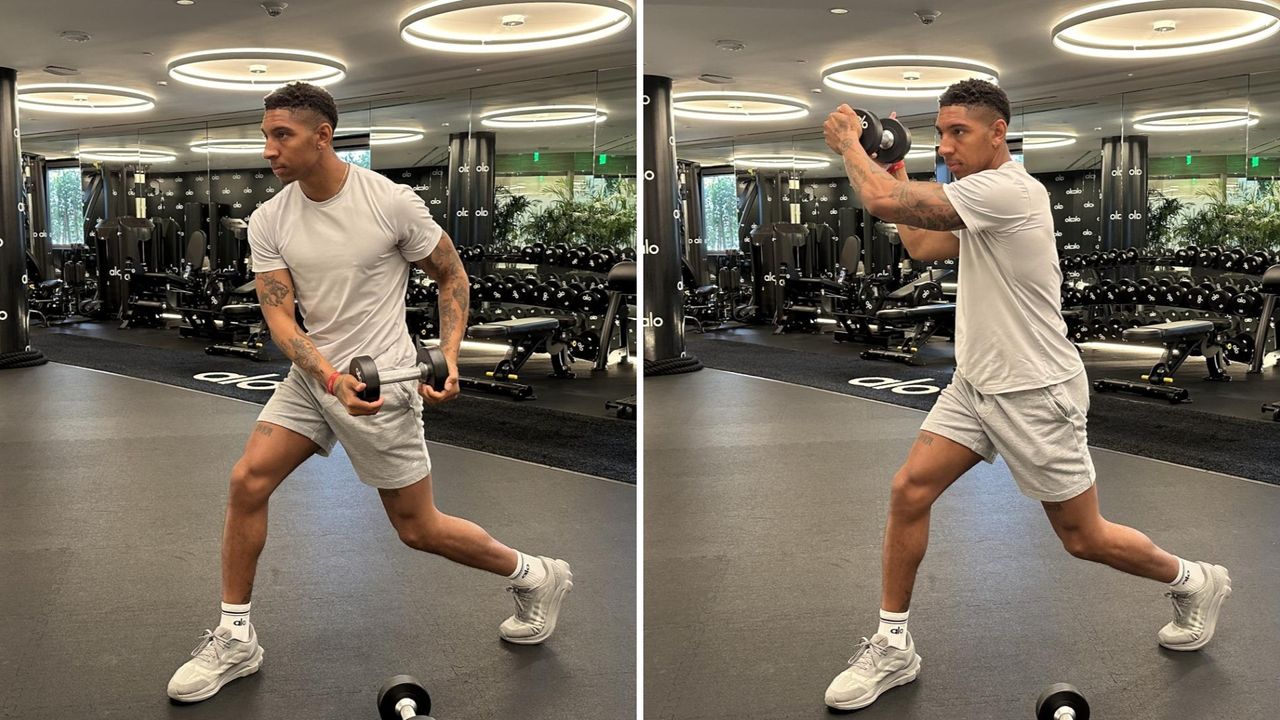 All you need is three moves and a set of dumbbells to strengthen your ...