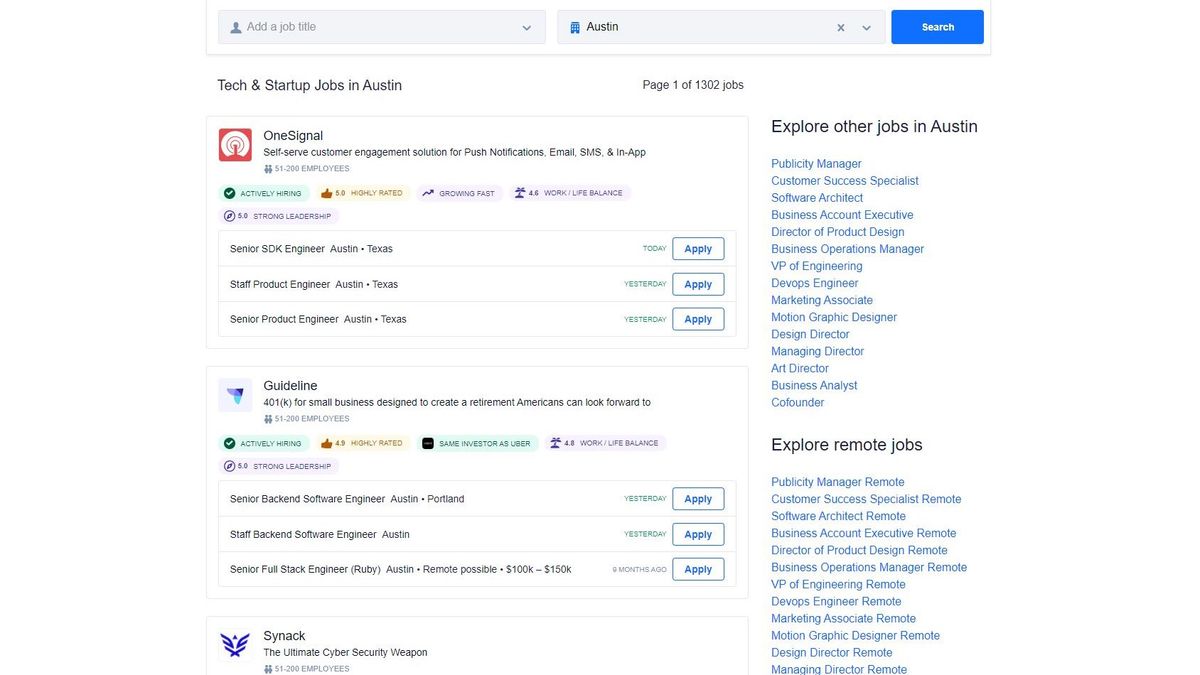 Wellfound review | TechRadar