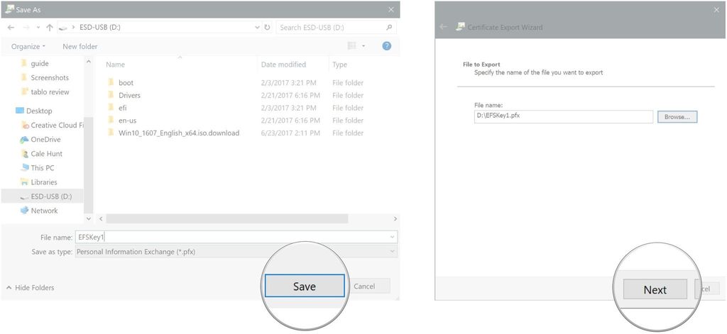 How to use EFS encryption to encrypt individual files and folders on ...