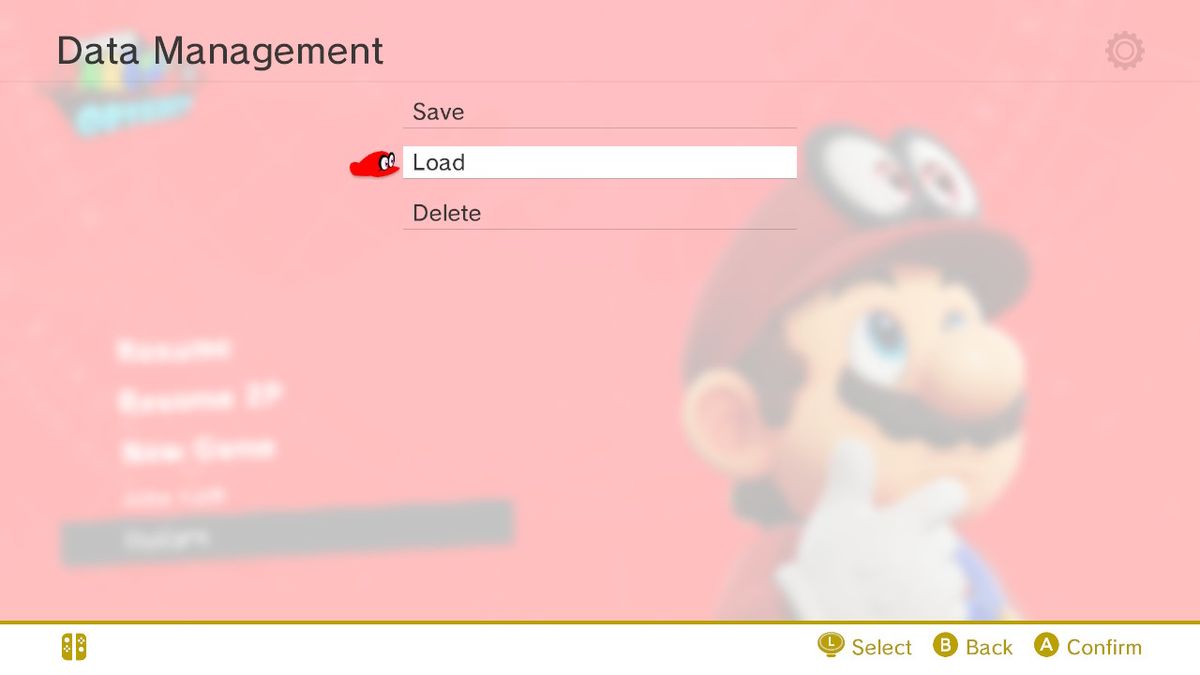 How to create a new save in Super Mario Odyssey without deleting old ...