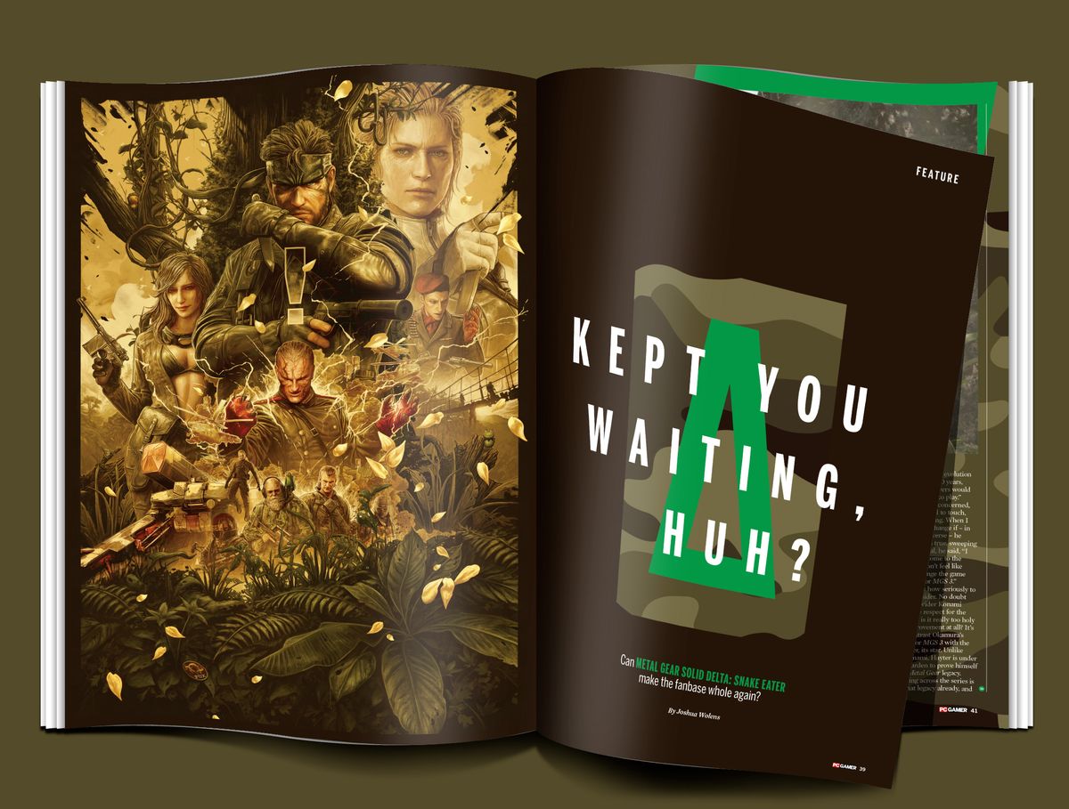 PC Gamer magazine's new issue is on sale now: Metal Gear Solid Delta: Snake Eater, with Top 100 ...
