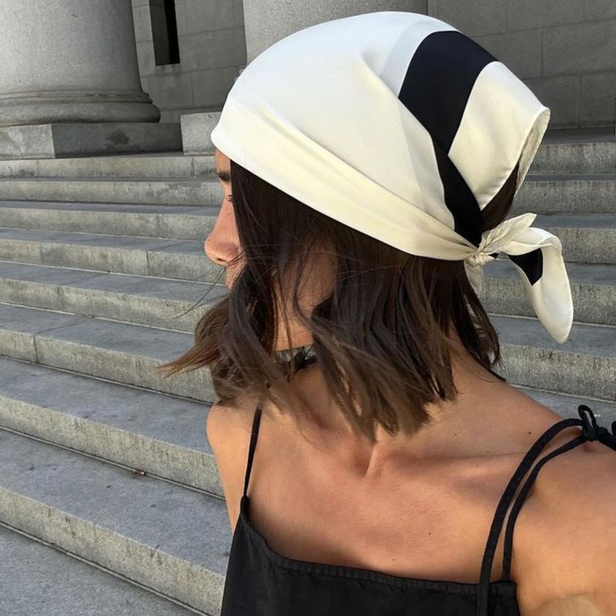 It’s official, a silk headscarf is summers new must-have accessory ...