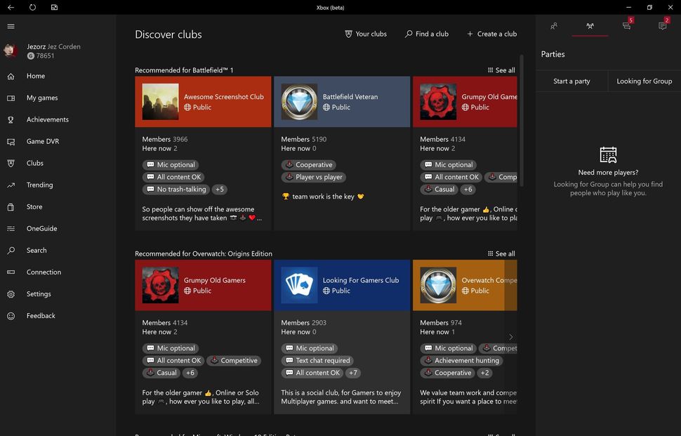 How to create a Club on Xbox One or Windows 10 PC | Windows Central