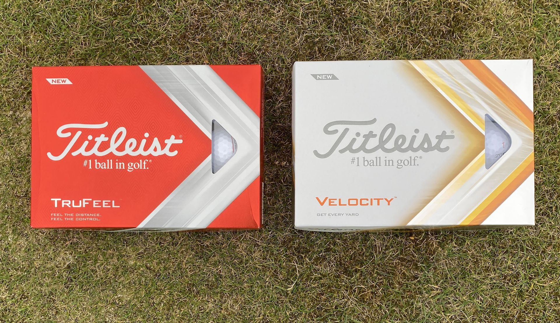Titleist TruFeel vs Titleist Velocity Golf Balls | Golf Monthly