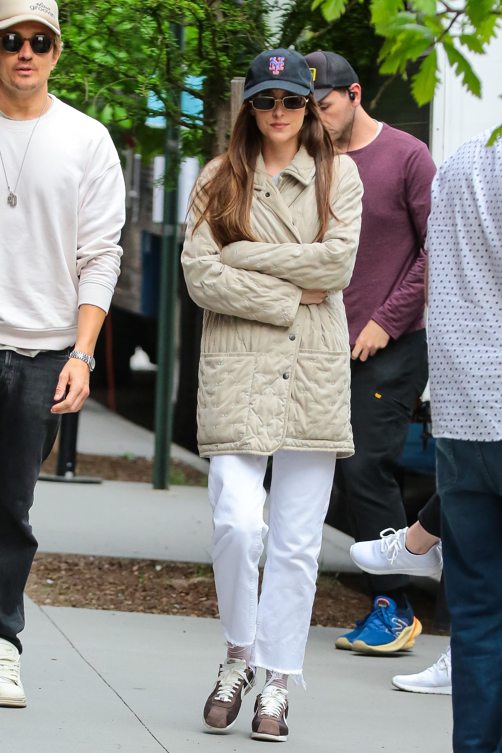 The Three Trainer Trends Dakota Johnson Won't Stop Wearing | Who What Wear