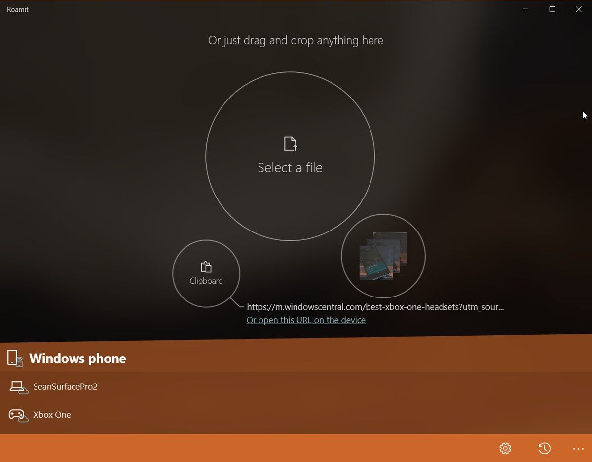 Roamit for Windows 10 lets you share files, photos, and your clipboard ...