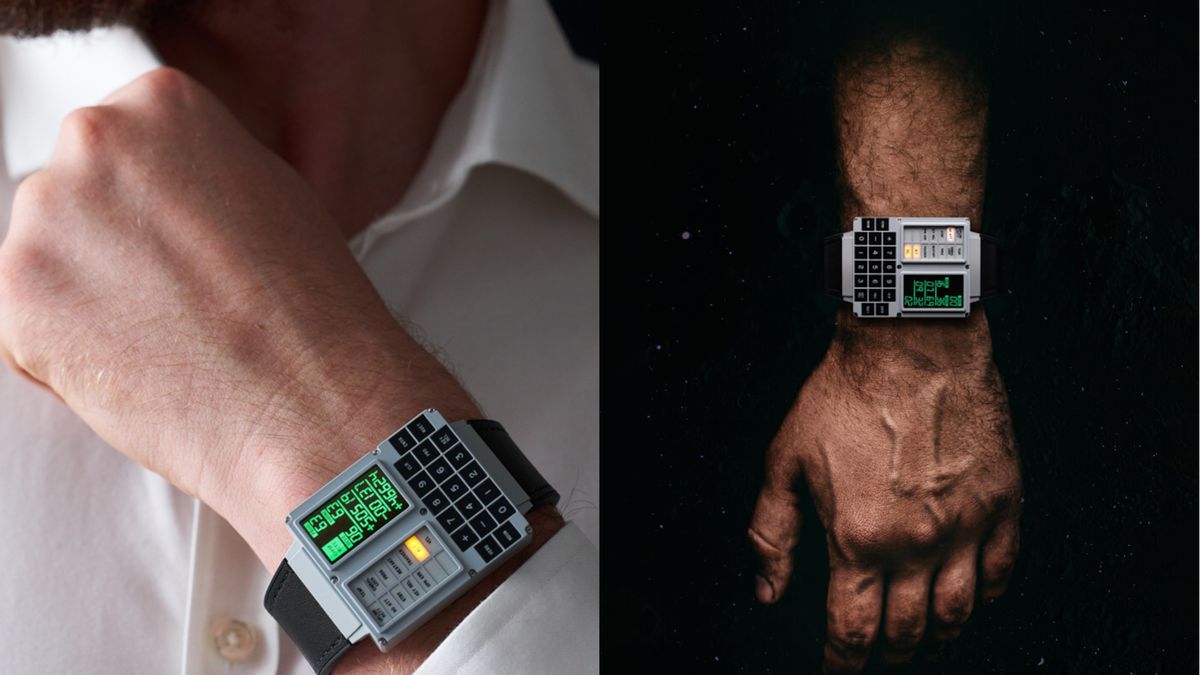 This ultra-cool Apollo computer-inspired smartwatch looks rather ...